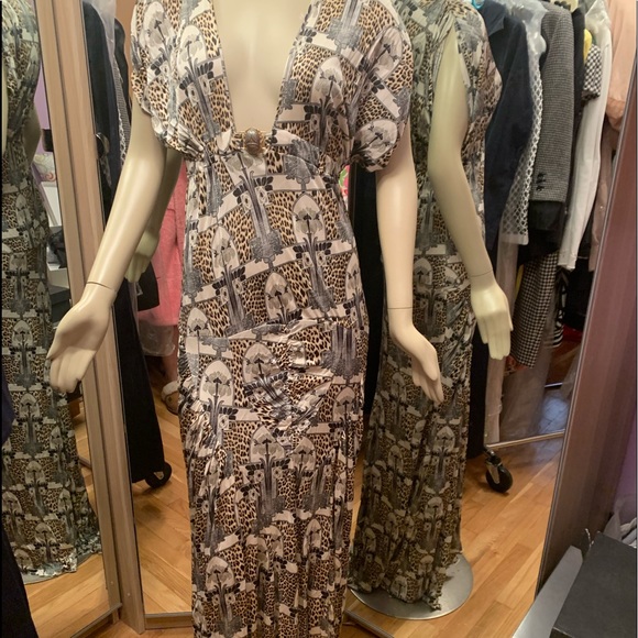 Class Roberto Cavalli | Dresses | Class Roberto Cavalli Silk Long Gown ...